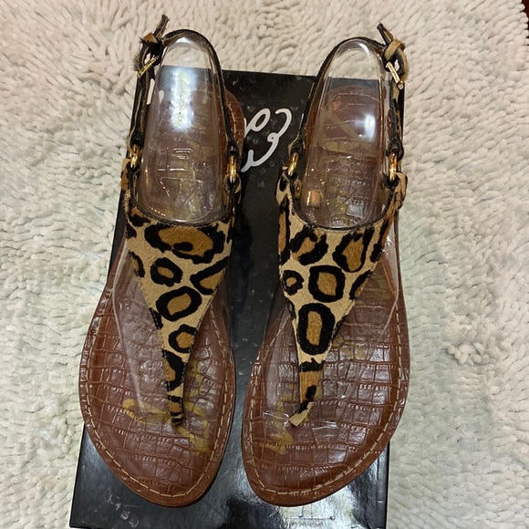 Sam Edelman | Shoes | Sam Edelman Animal Print Sandals | Poshmark